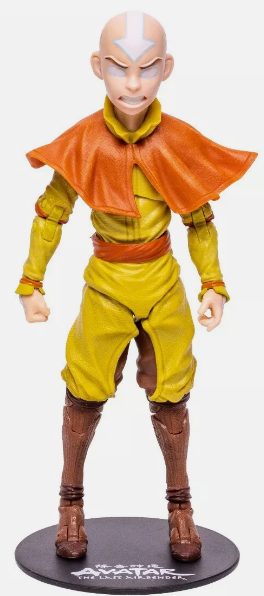 Avatar: The Last Airbender – Aang Avatar Gold Label 7” Scale Action ...
