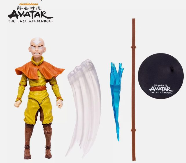 Avatar: The Last Airbender – Aang Avatar Gold Label 7” Scale Action ...